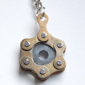 Bicycle Bike Chain & Washer Keyring Key Ring by Recycle and Bicycle ...