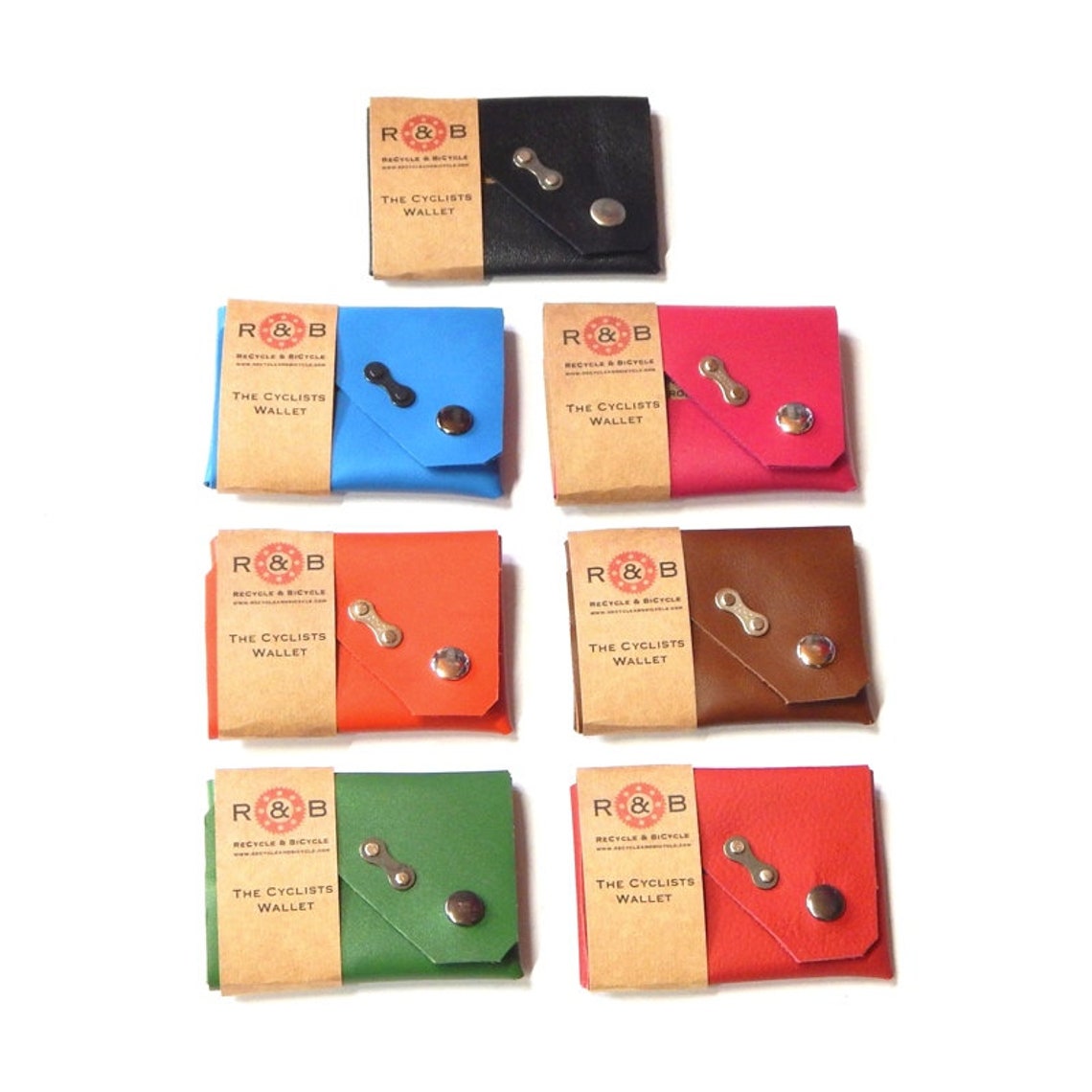 Cyclists Bicycle Cycling Wallet Purse Reclaimed Leather | Etsy