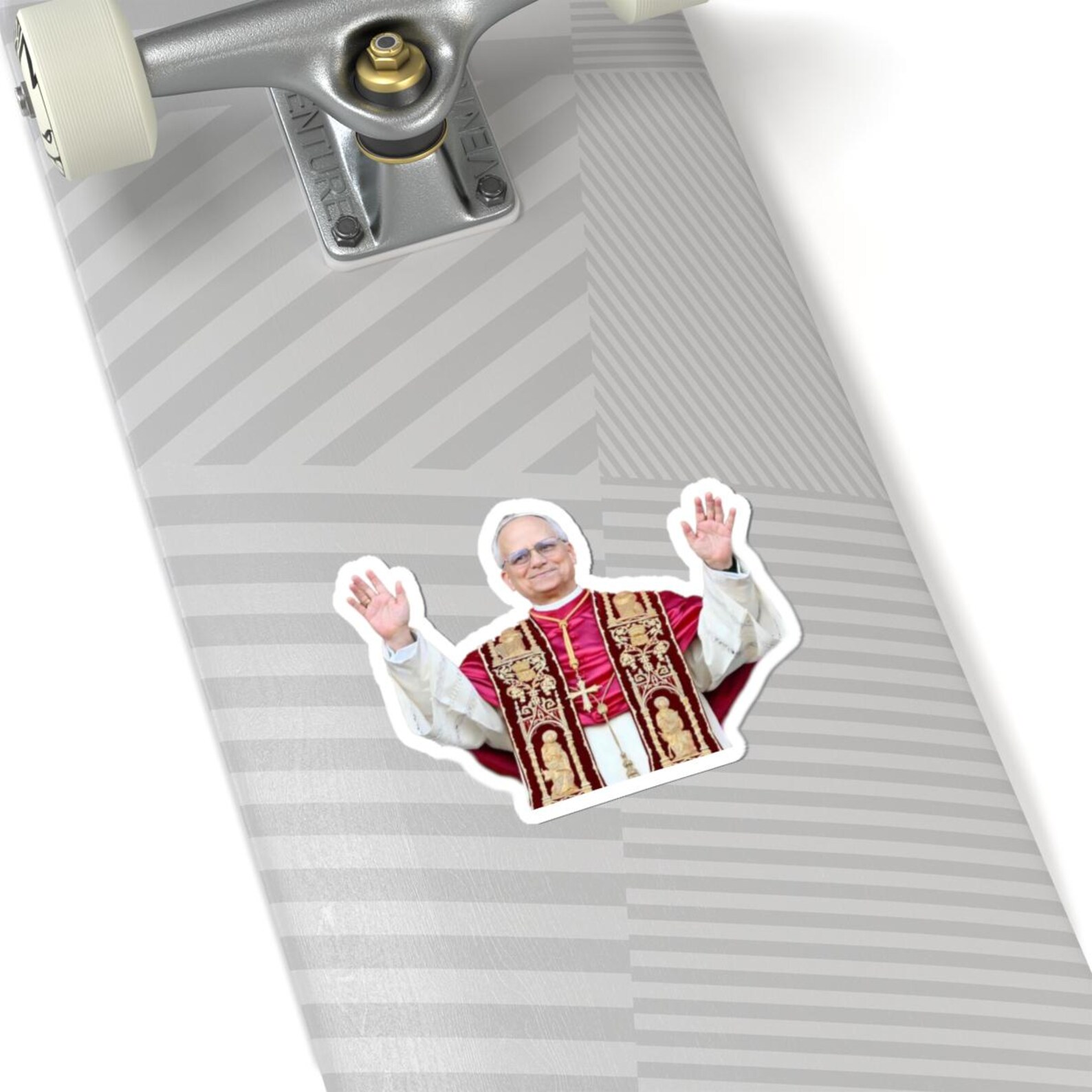 Pope Leo XIV Sticker, Religious Cut Sticker, Faithful Decal, Catholic ...