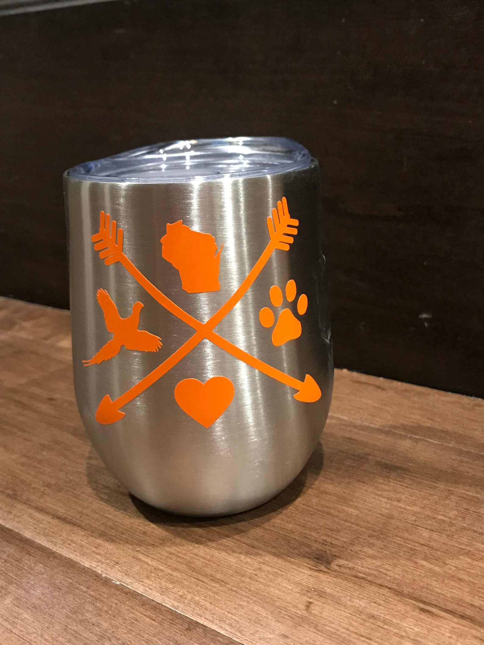 Pheasant Hunter Gift, Pheasant Hunting Insulated Wine Glass, Hunter ...