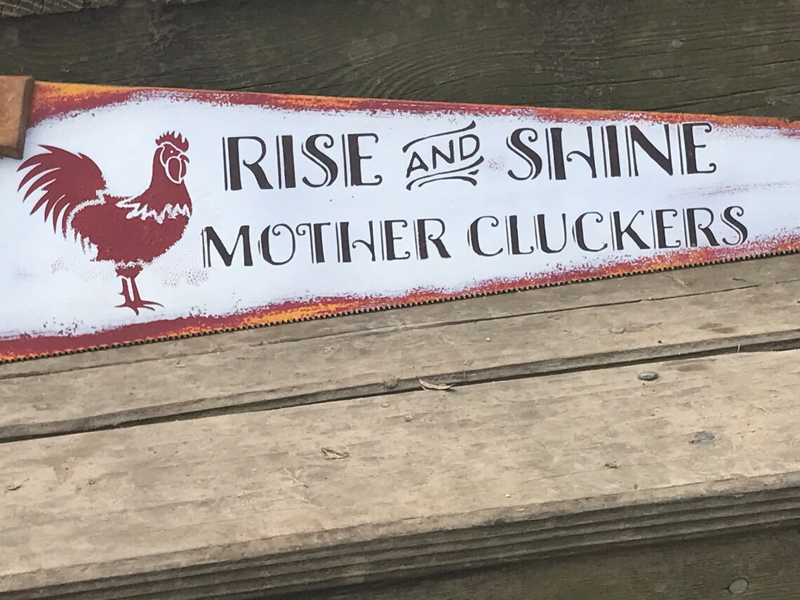 Chicken Wall Sign // Chicken Sign // Chicken Coop Sign // | Etsy