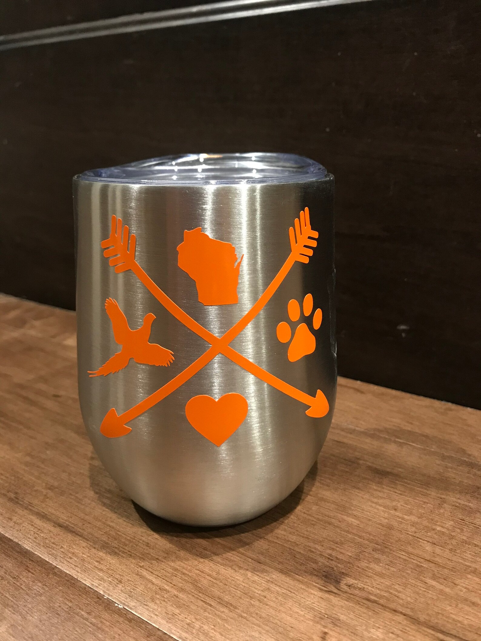 Pheasant Hunter Gift, Pheasant Hunting Insulated Wine Glass, Hunter ...