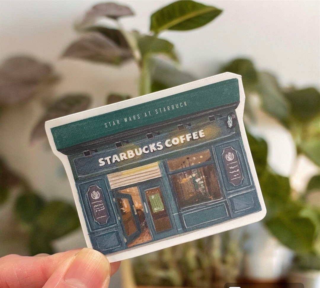 Starbucks Sticker| Starbuck Sticker| Handmade Sticker| Laptop Sticker ...