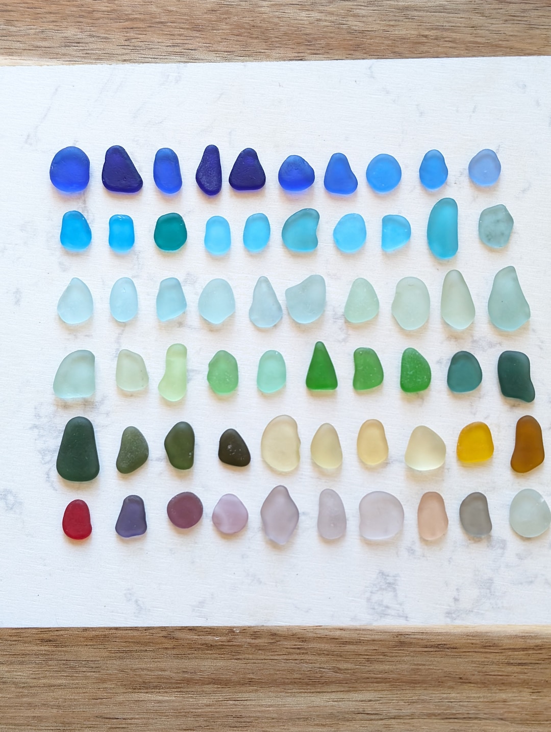 Custom Sea Glass Ring Sea Glass Beach Glass Genuine Sea Glass Blue Sea ...