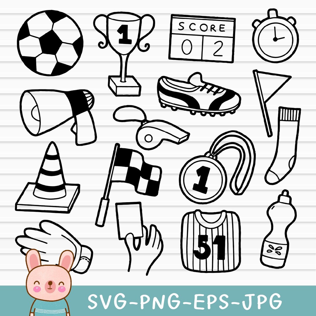 Soccer Svg Bundle, Football Svg, Soccer Lover, Game Day Soccer Svg, Cut ...