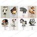 32 English-thai Animals Flash Cards, Printable Kindergarten Animal ...