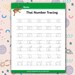 Thai Number Tracing Worksheet, Printable PDF, Instant Download ...