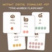 Thai Number Flash Cards 1-20: Learning Printable (digital Download) - Etsy