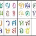 Thai Alphabet Flash Cards: Learning Kor-kai (PDF Download) - Etsy