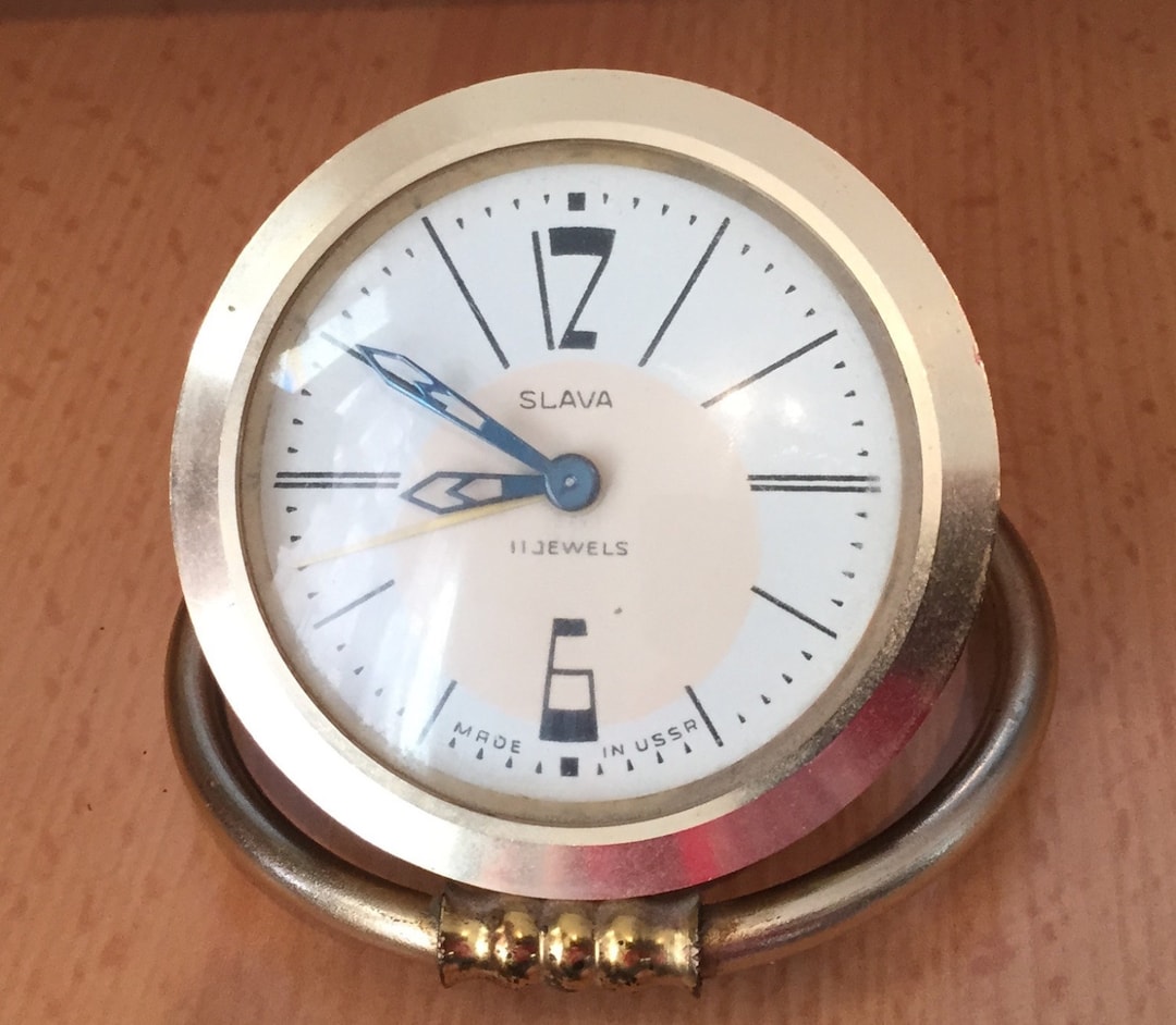 Reloj despertador soviético Vintage Slava, reloj slava, URSS ...