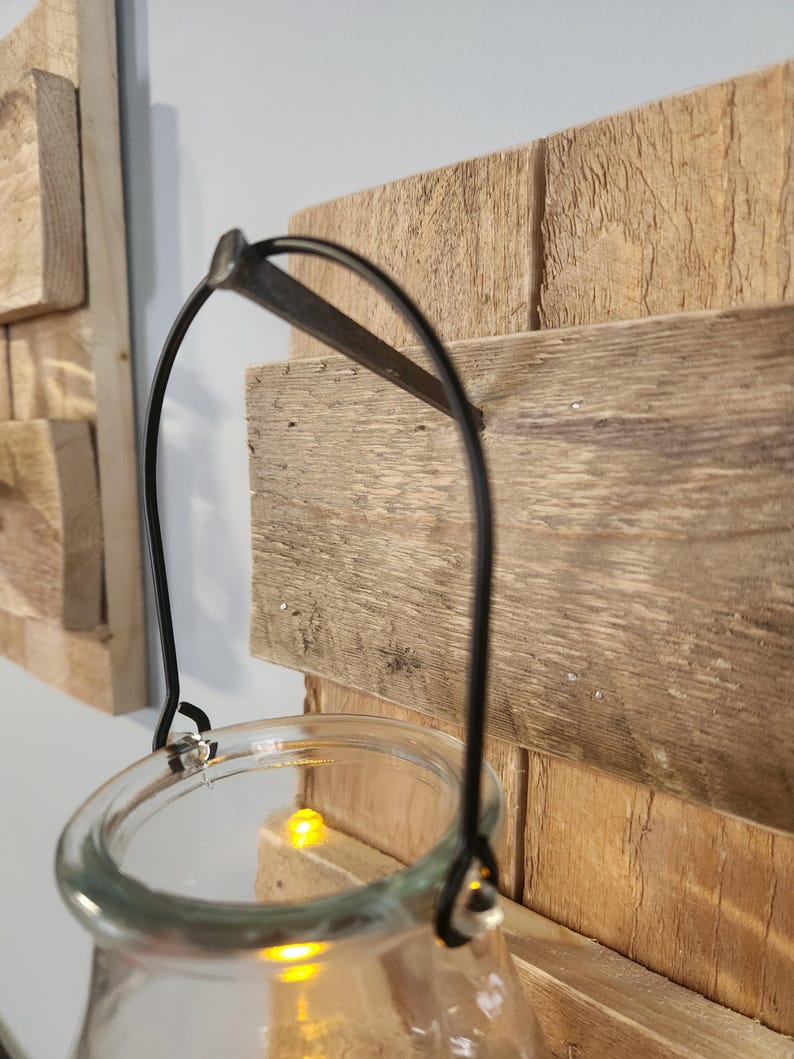 Mason Jar Candle Holder, Country Decor, Sconces, Rustic Home Decor, Lantern Shelf, Mason Jar ...