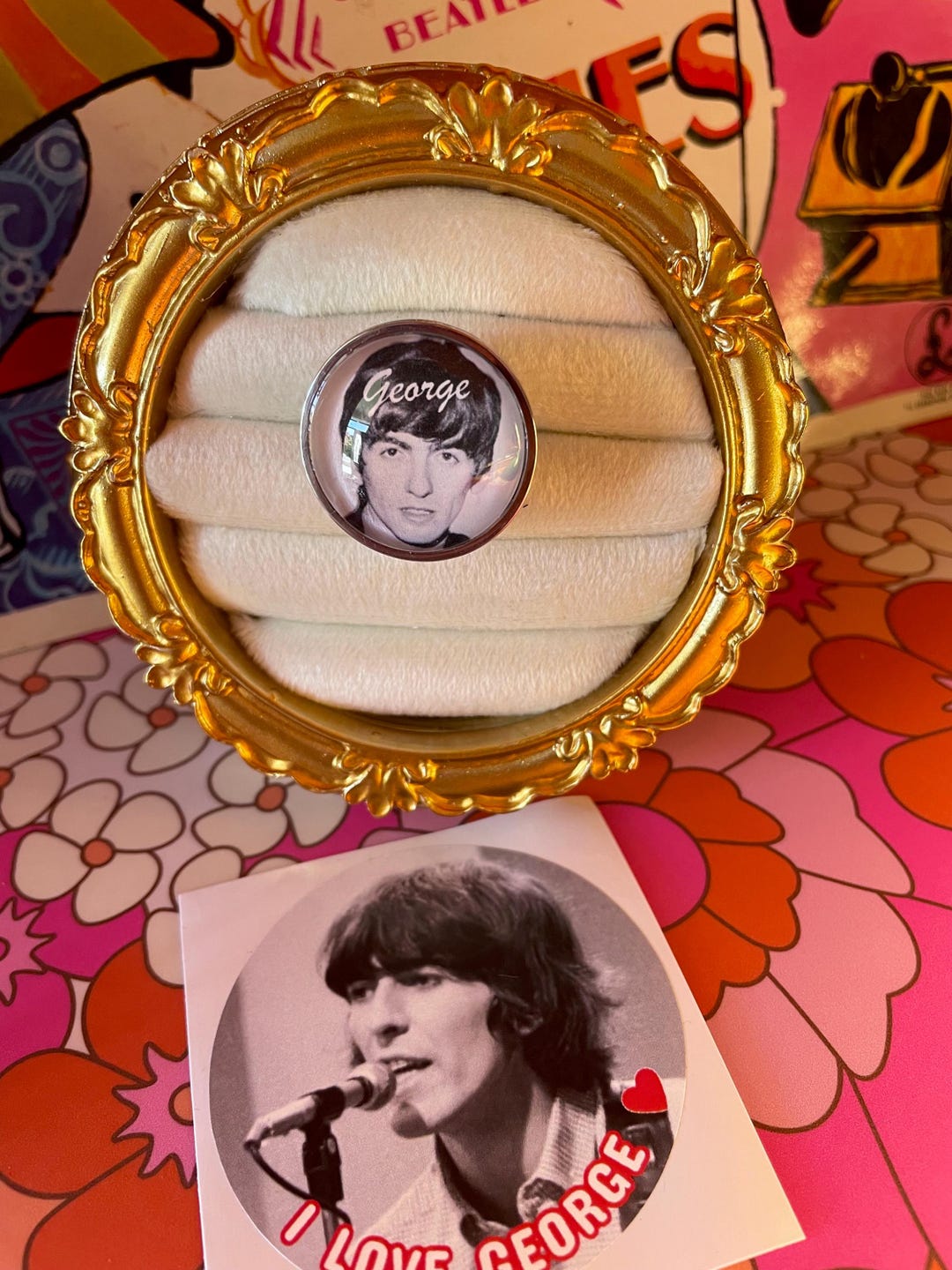 BEATLES RING - George Harrison (stainless) - Etsy