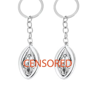 Vagina Vulva Keychain / Keyring, Funny Adult Gift, Womens Yoni, Novelty ...