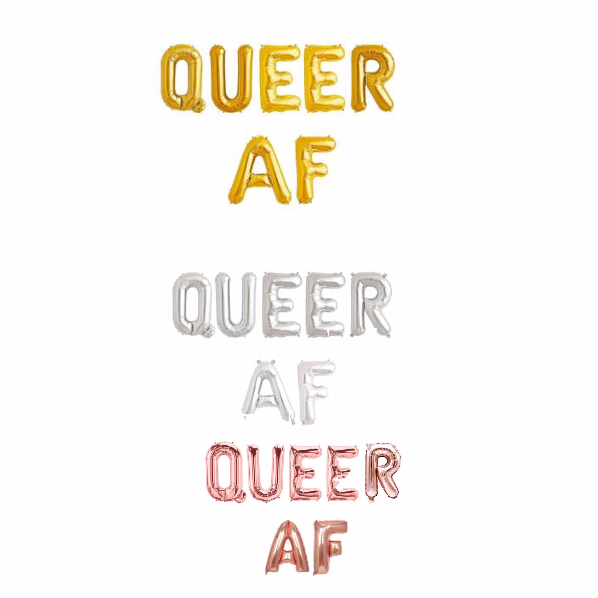 Queer Balloon Banner LGBTQ pride decoration Pride Banner | Etsy