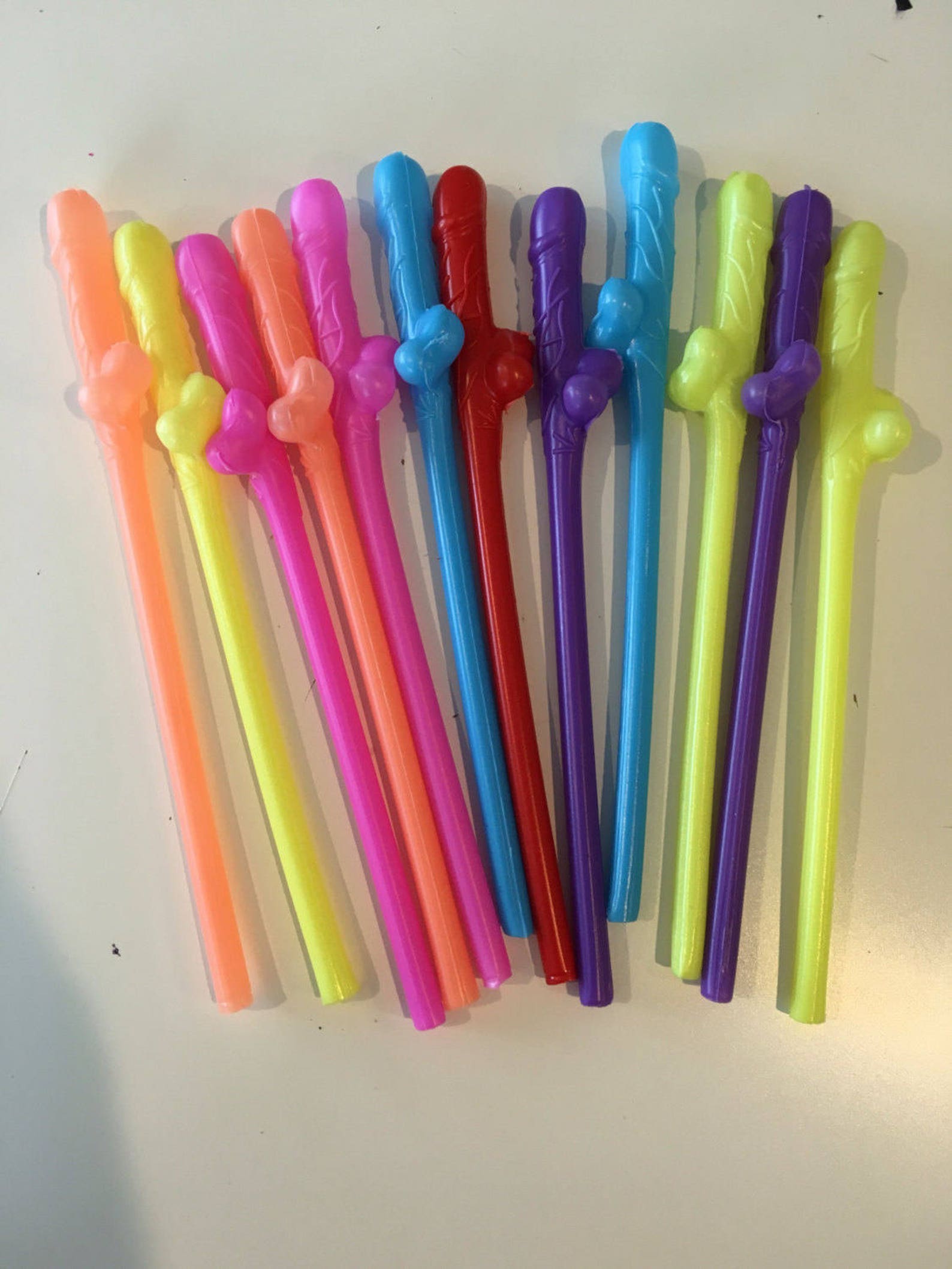 Penis Straws Bachelorette Party Favors Dick Straws Etsy