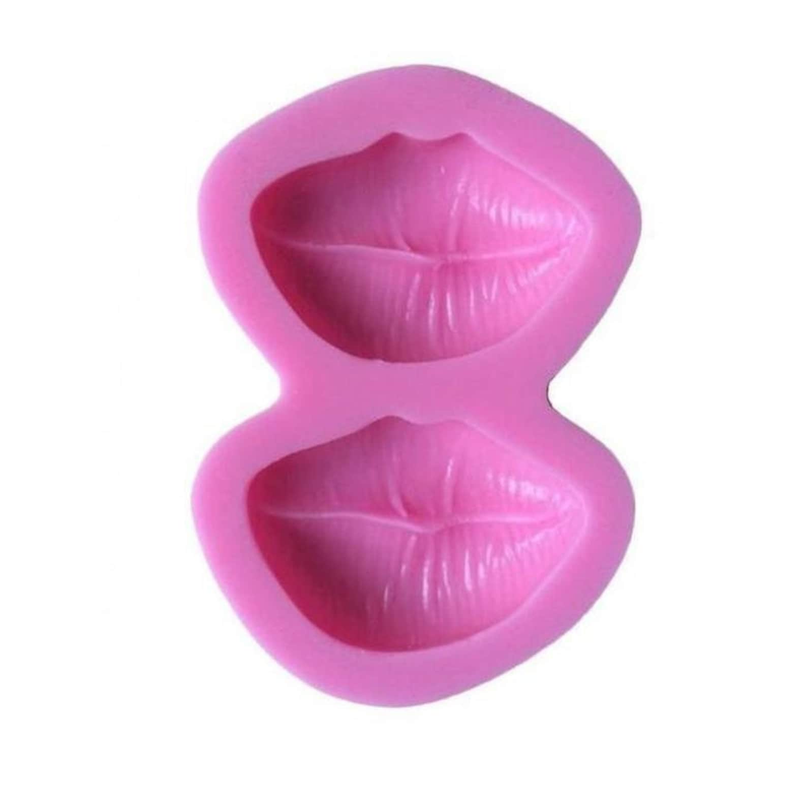 Lips Mold Silicon Resin 3D Puckered Mouth Mold Fondont Mold - Etsy UK