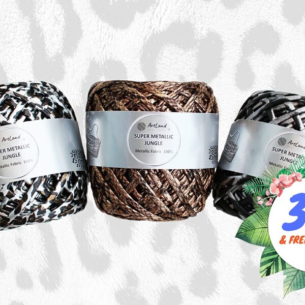 Silver Metallic Yarn - Etsy