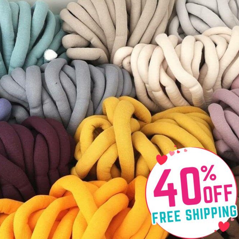 Chunky Cotton Tube Yarn - Etsy