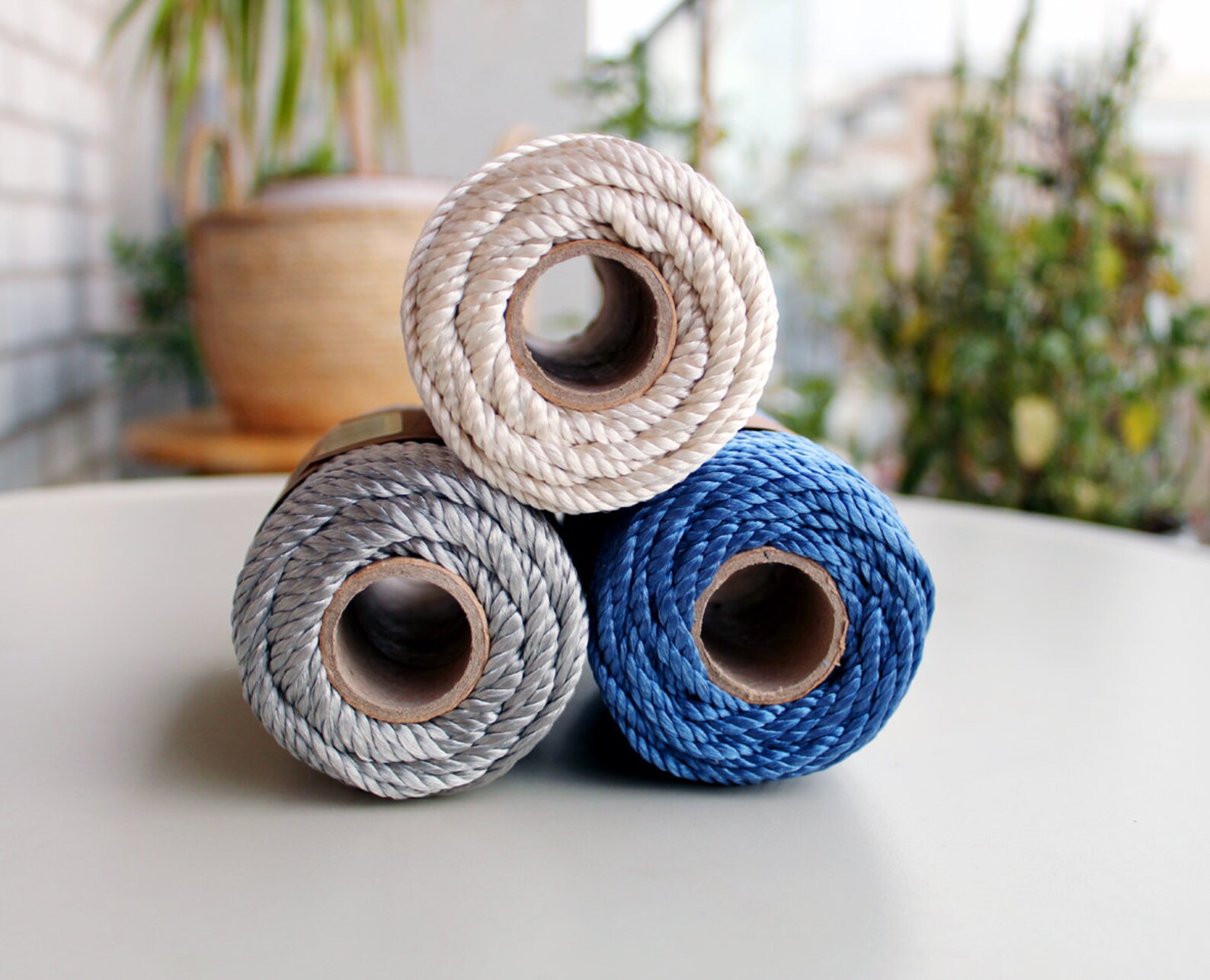 Macrame Polypropylene Boho Chic OUTDOOR 4 Mm PP 3 Ply Twisted Macrame ...