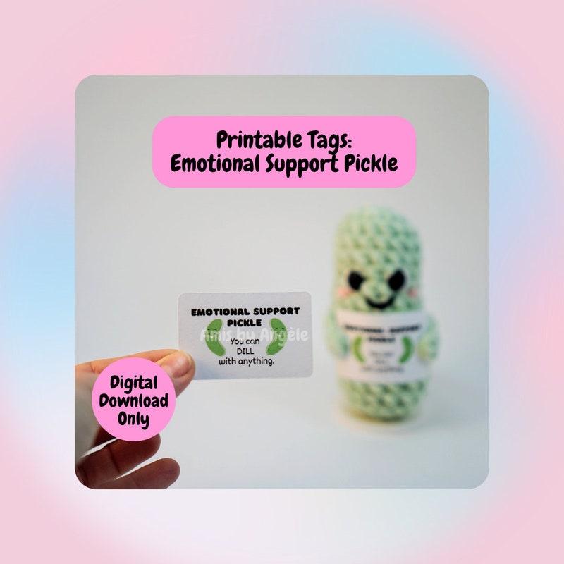 Pickle Emotional Support - Etsy