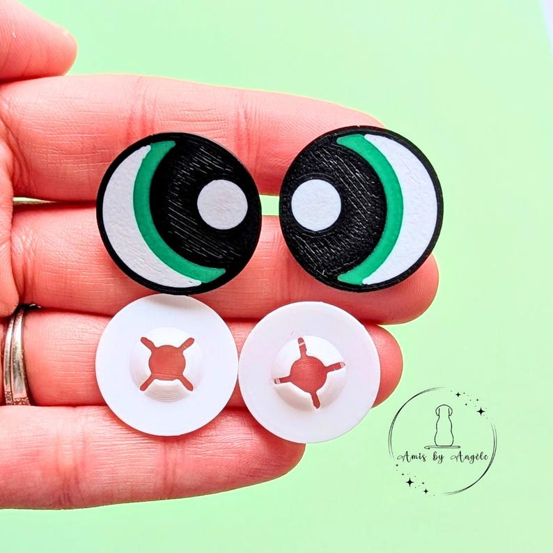 Safety Eyes - 3D Printed - Crescent Eyes - Etsy
