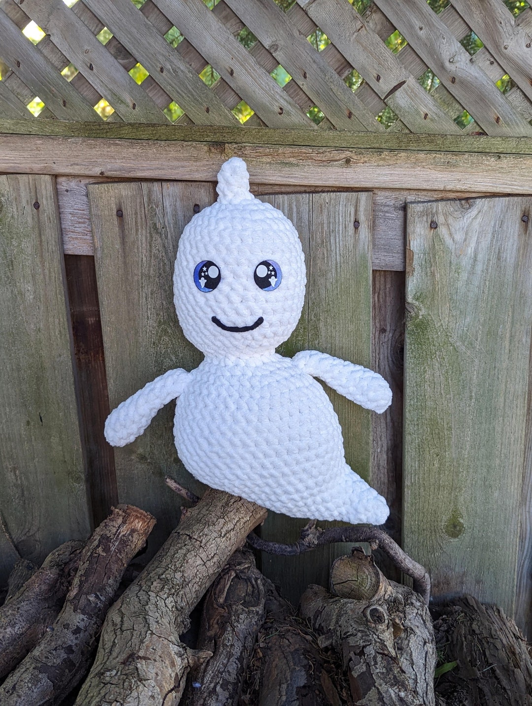 Ghost Crocheted Stuffed Animal amigurumi Finished - Etsy