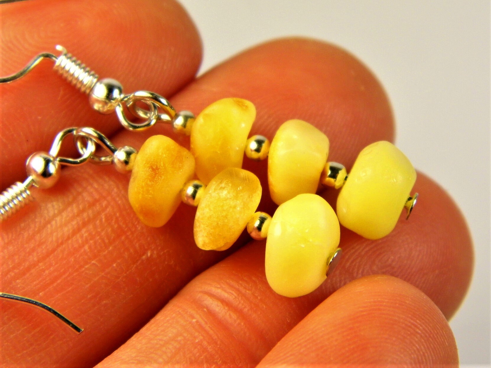 Butterscotch egg yolk yellow Baltic Amber natural genuine stone ...