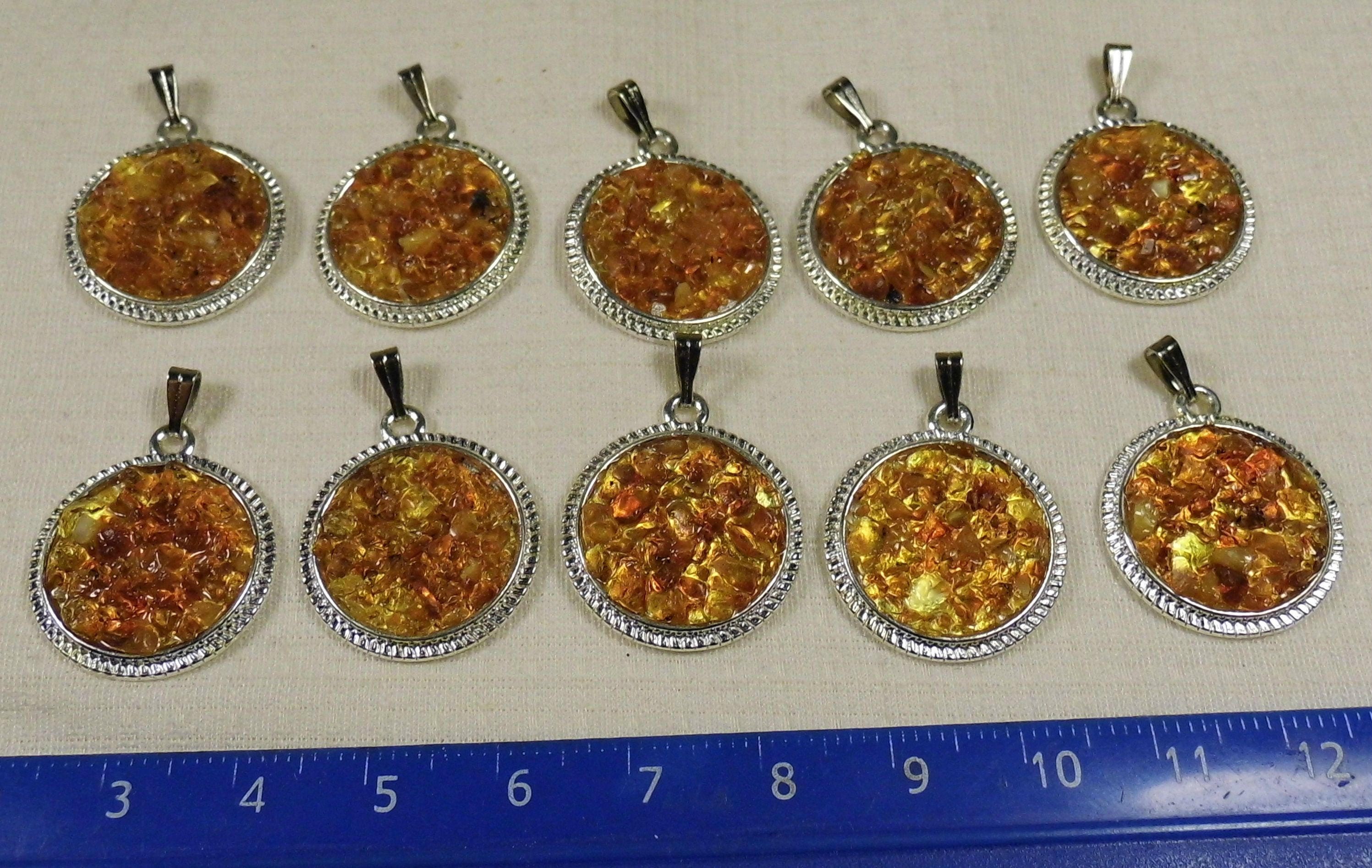 Lot of 10 natural genuine authentic Baltic Sea Amber stone mosaic ...