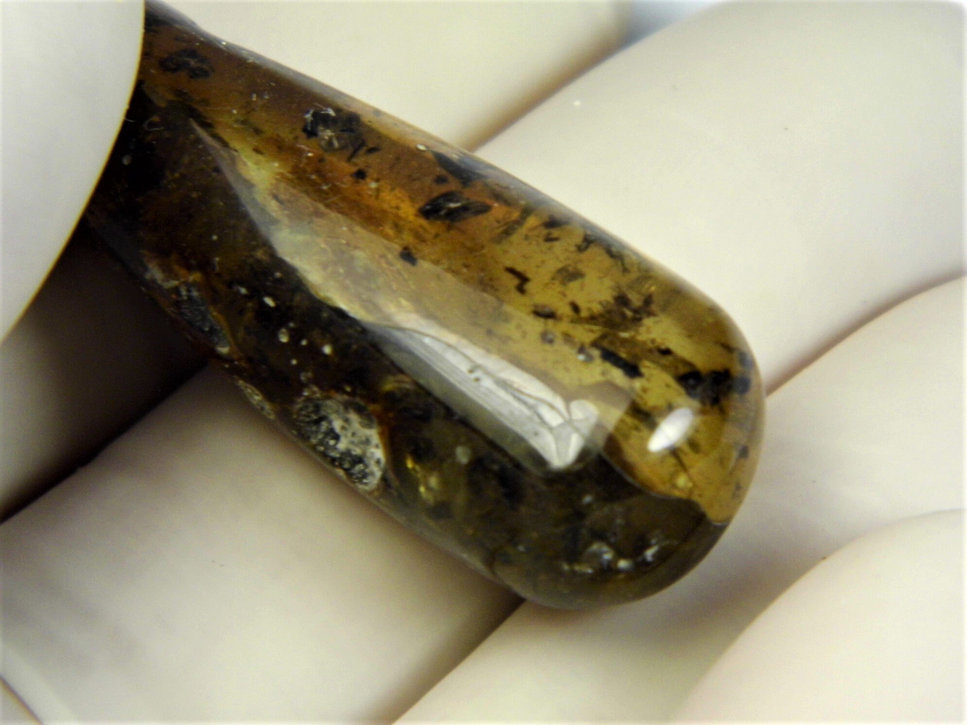 Natural genuine Baltic Amber point 4.5 grams polished honey ...