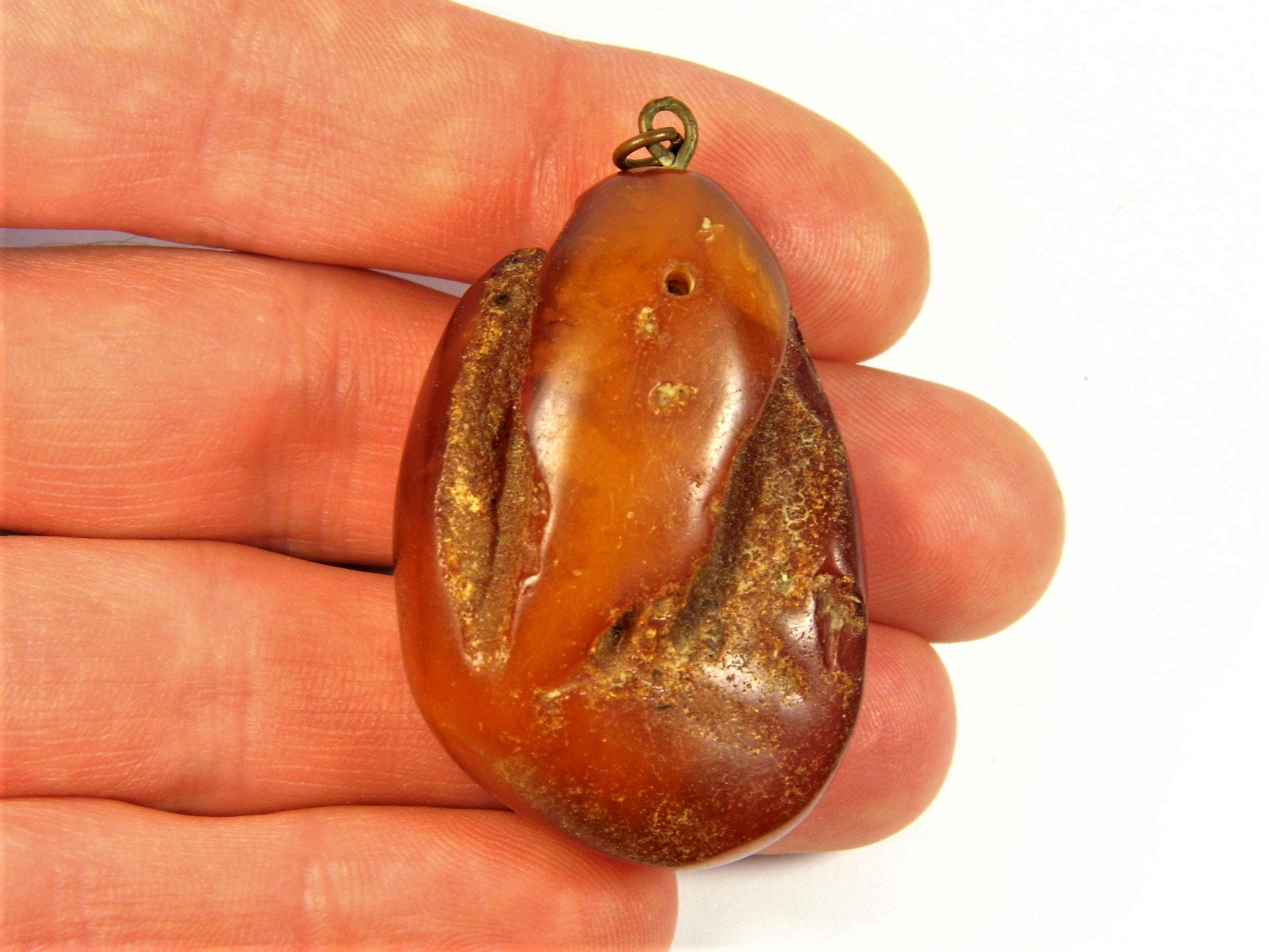 Old Baltic Amber pendant vintage natural genuine 10 grams authentic ...