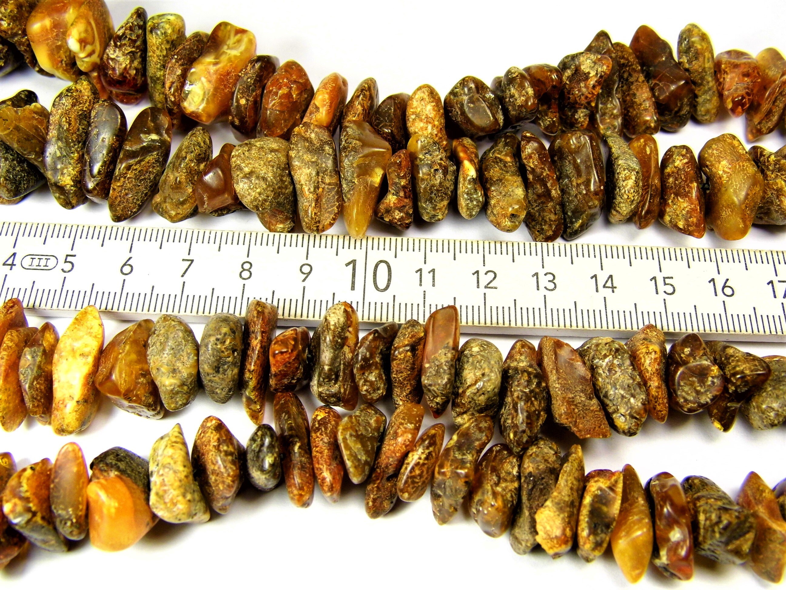 Natural genuine Baltic Amber long necklace black brown authentic 145 ...