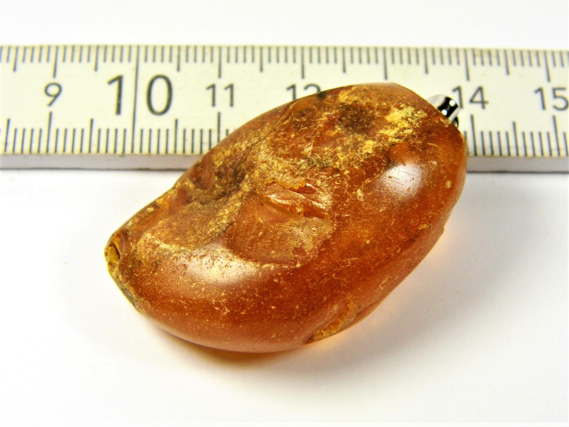 Old vintage genuine authentic Baltic Amber honey color stone pendant 10 ...