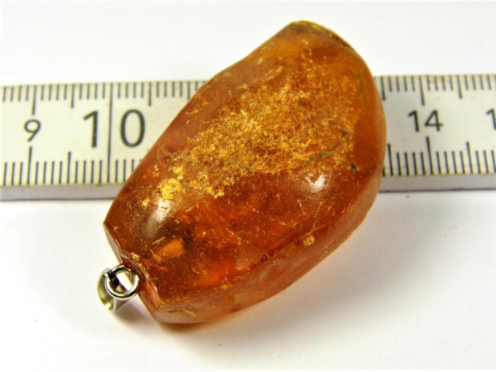 Old vintage genuine authentic Baltic Amber honey color stone pendant 10 ...