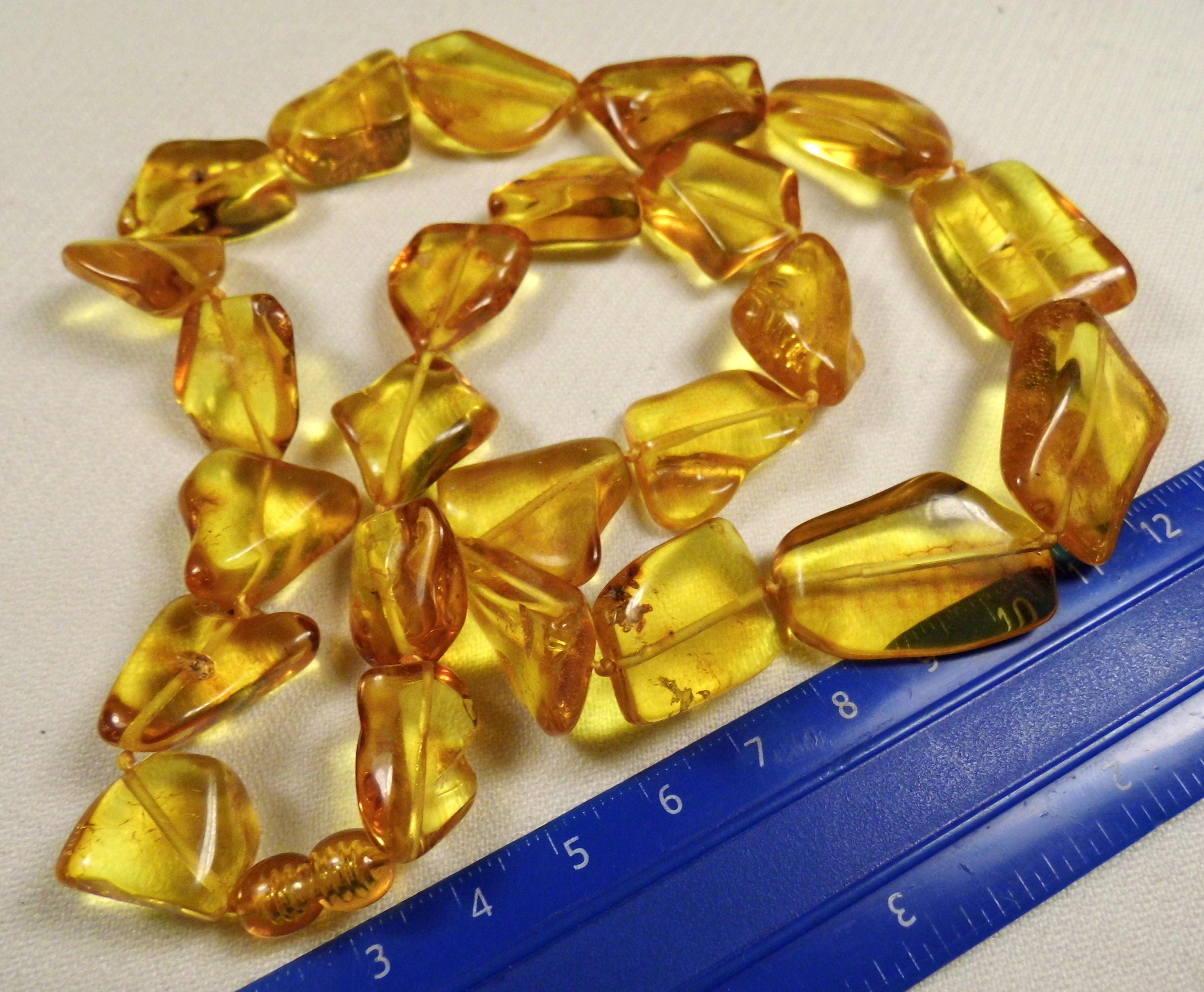 Natural genuine real cognac honey transparent color Baltic Amber ...
