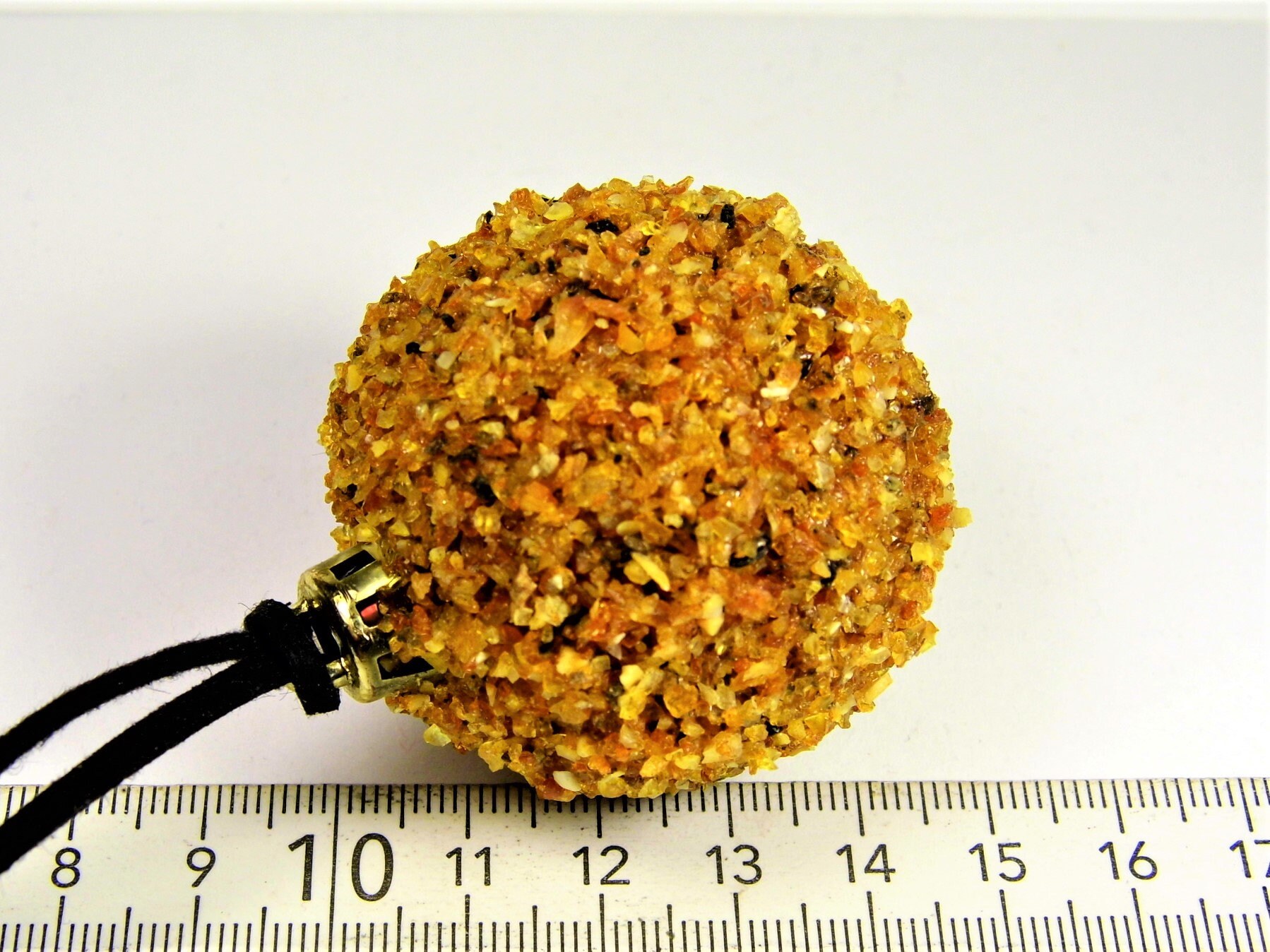Natural Baltic Amber stone Christmas tree ball decoration Xmas gift ...