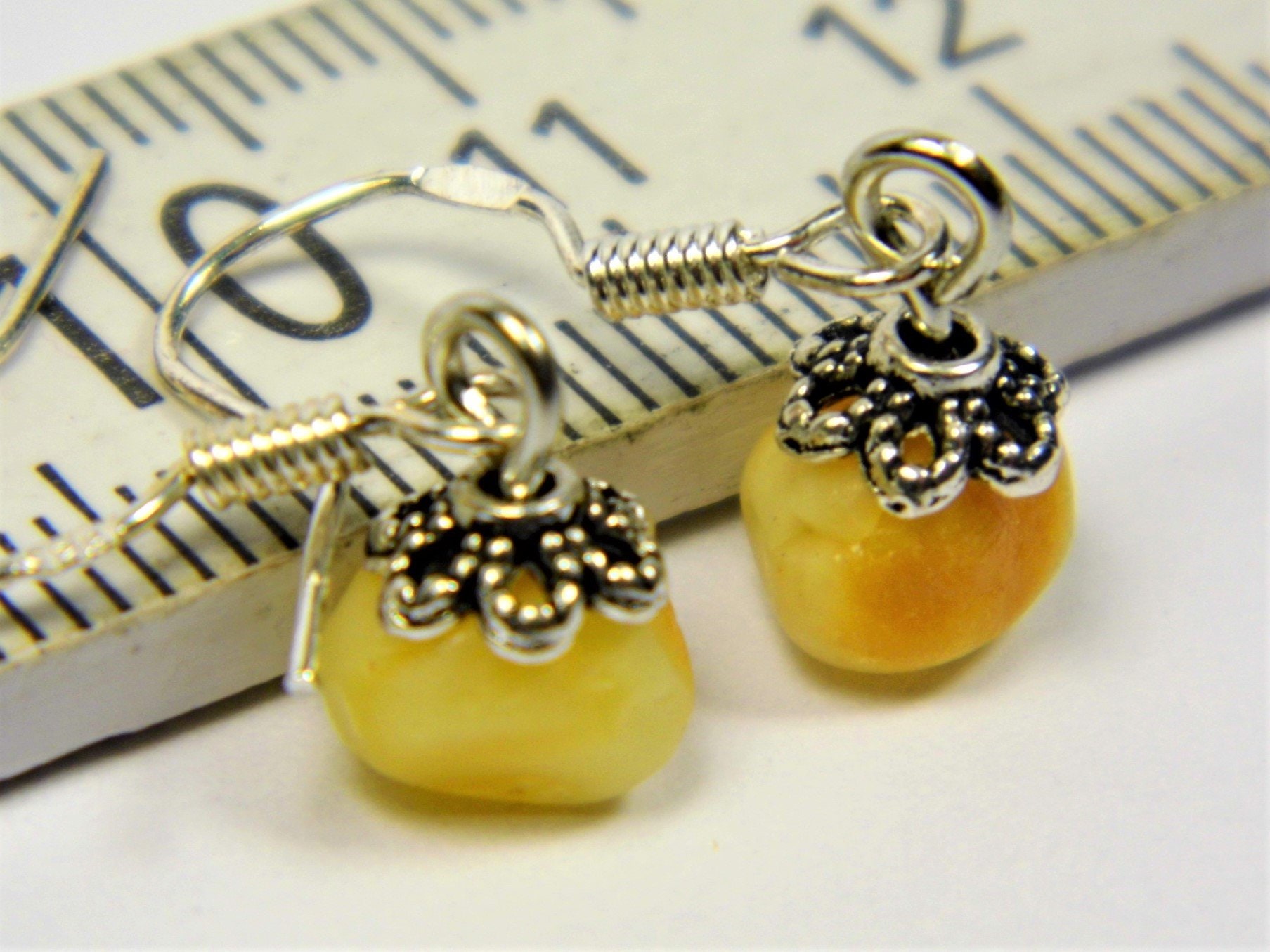 Raw Butterscotch egg yolk yellow Baltic Amber natural genuine stone ...