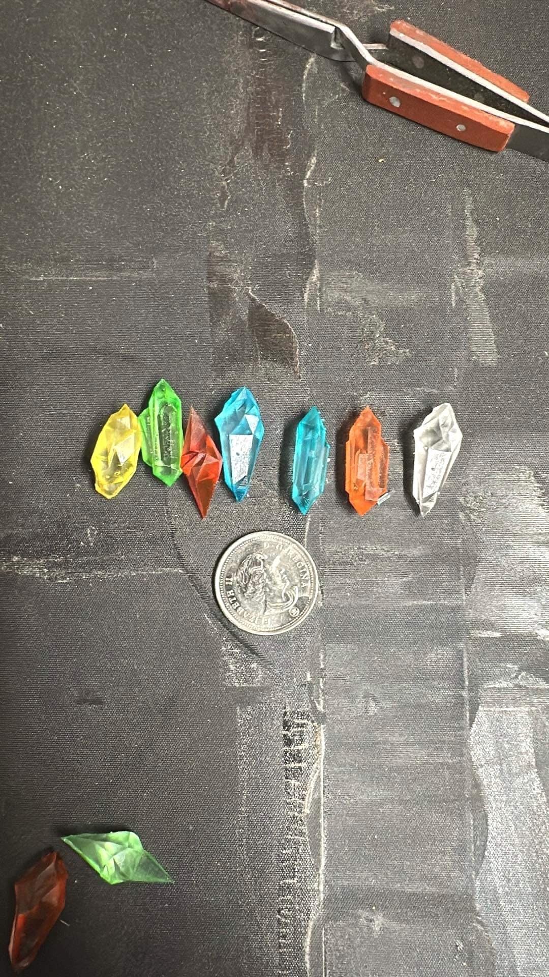 Handmade Resin Kyber Crystals: Lightsaber Display - Etsy