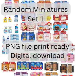 2024 35+ Mini Random Miniatures Set 1,miniatures, Digital File, Digital ...