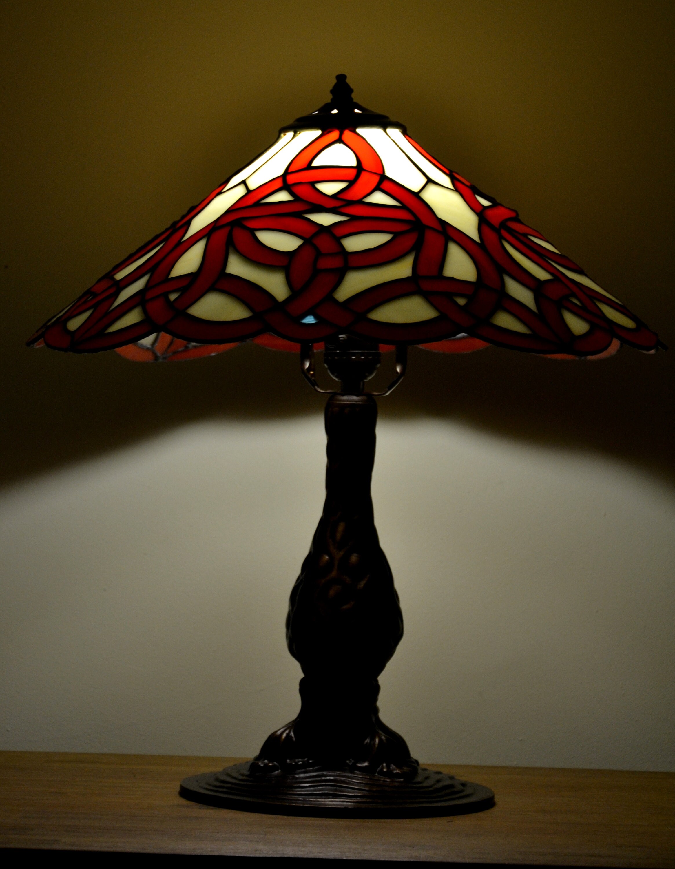 Celtic Lamp Handmade /mosaic Home Decor/ Stained Glass Art/ | Etsy