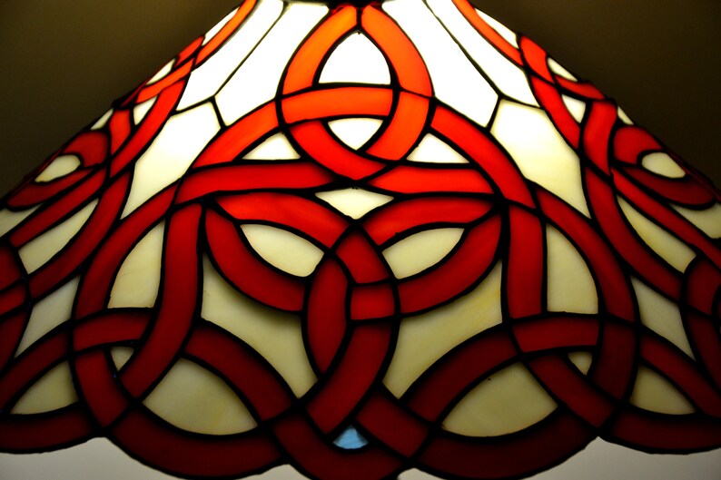 Celtic Lamp Handmade /mosaic Home Decor/ Stained Glass Art/ | Etsy