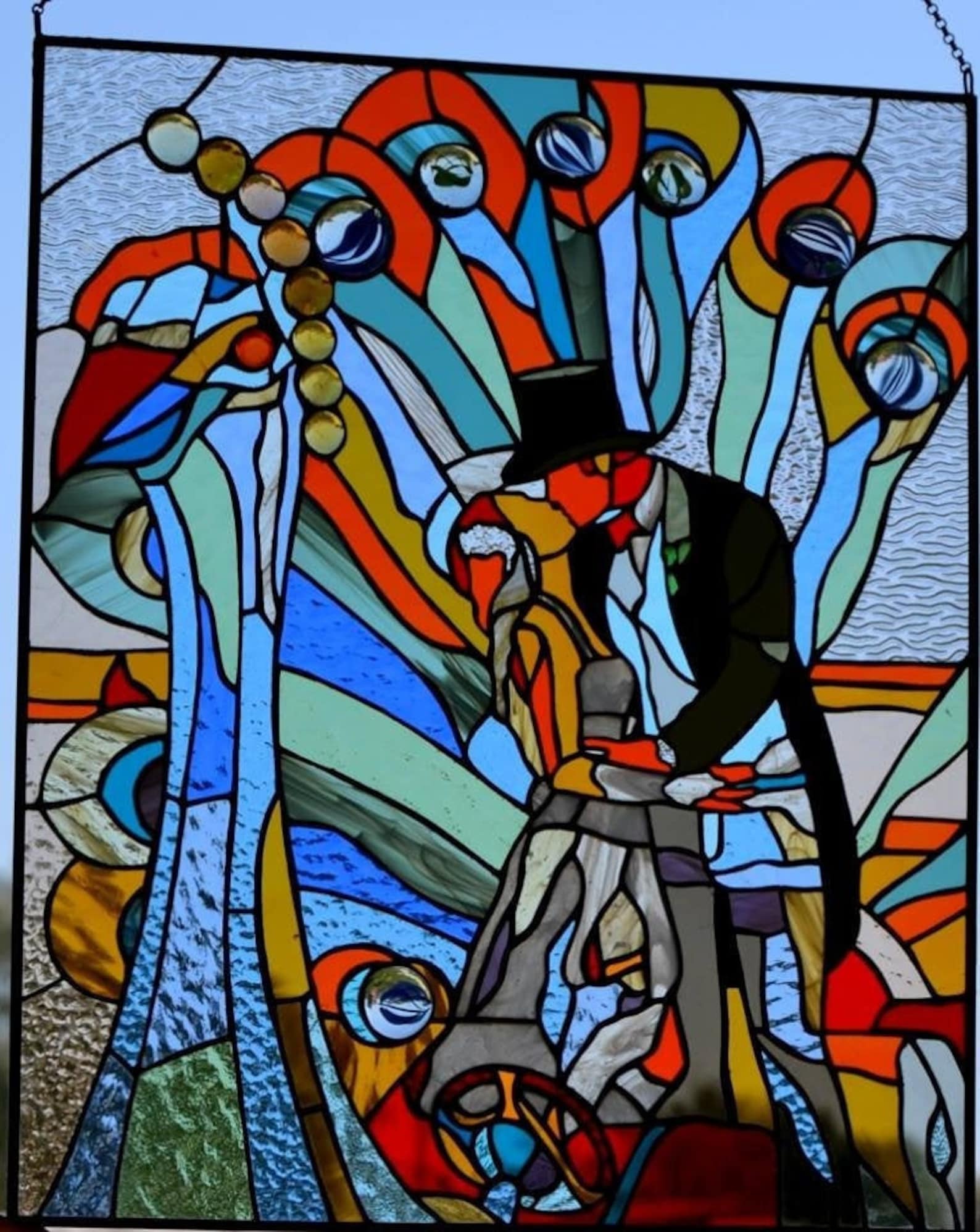Custom Stained Glass Panels for Your Photo Pop-art Tiffany Method - Etsy