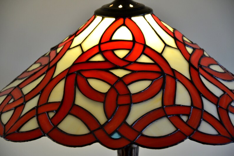 Celtic Lamp Handmade /mosaic Home Decor/ Stained Glass Art/ | Etsy
