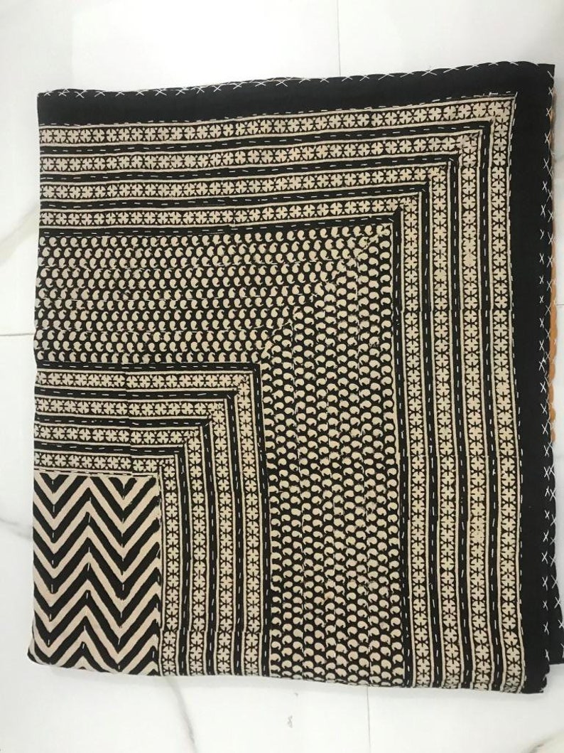 Custom size 108 x 108 KING Indian Handmade Kantha | Etsy