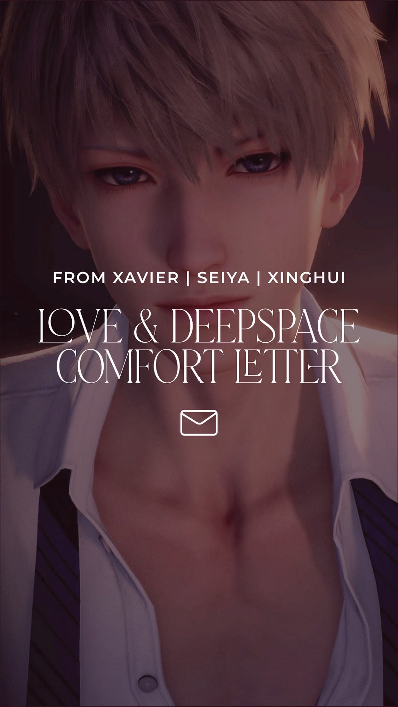 From Rafayel Xavier Zayne Caleb Custom Comfort Letter physical Love and ...
