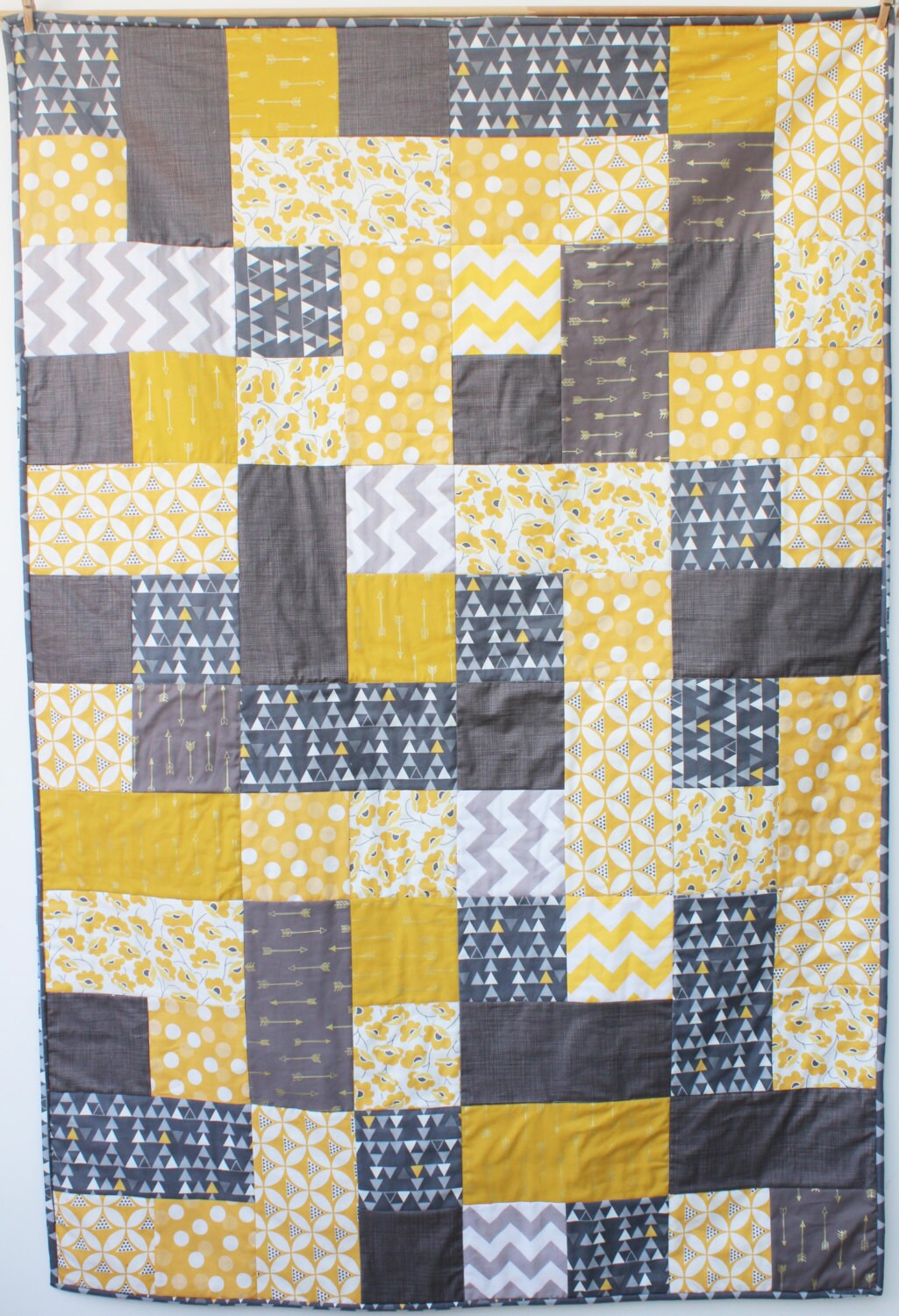 Handmade Contemporary Quilt - Etsy