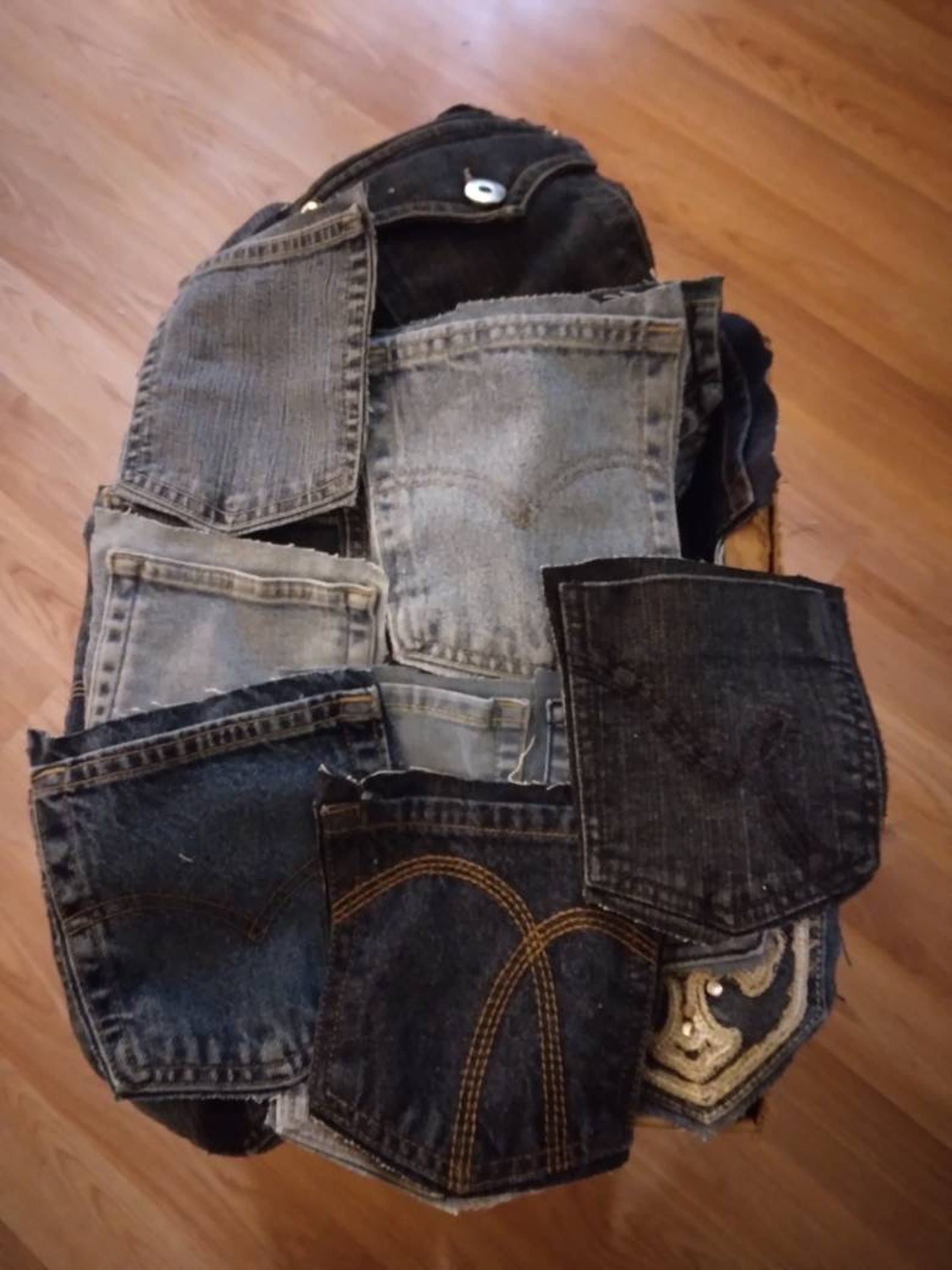 150 Denim Back Pockets Lot - Etsy