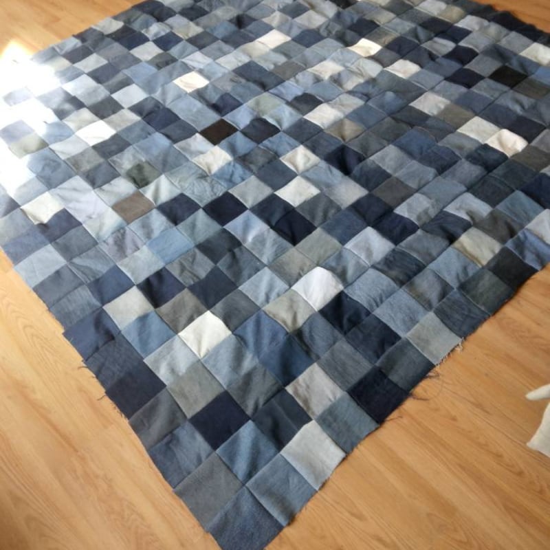 Denim Quilt or Comforter - Etsy