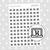 Mini Square Checkbox Planner Stickers Checklist Stickers - Etsy