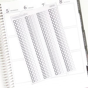 Mini Square Checkbox Planner Stickers | Checklist Stickers - Etsy Australia
