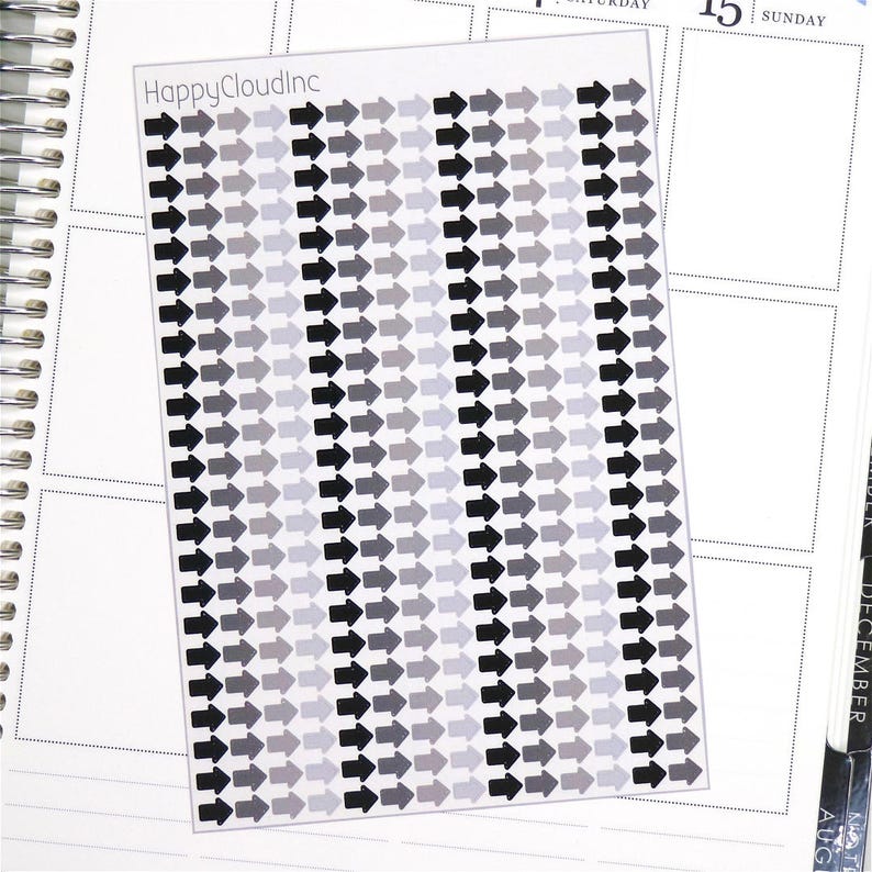 Mini Arrow Stickers Planner Stickers | Etsy
